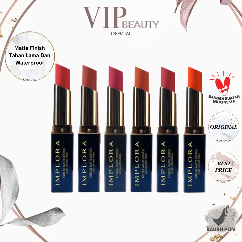 Jual IMPLORA Intense Matte Lipstick 3.5gr - Long Lasting Finish ...