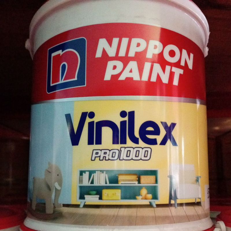 Jual Cat tembok Nippon VINILEX PRO 1000 INTERIOR 4,5KG READY SEMUA ...
