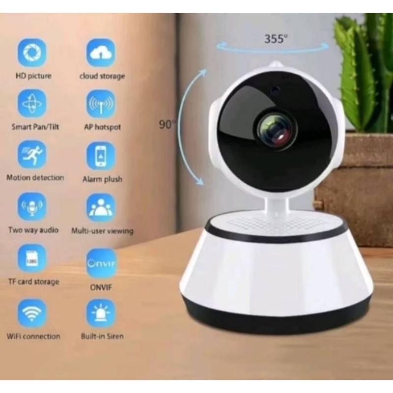 Jual Ip Cam Camera CCTV Smart Kamera Q6 V380 Pro Wifi HD 720 P /Camera ...