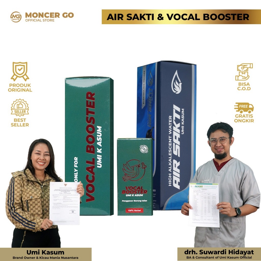 Jual Air Sakti & Vocal Booster | Paket Hemat Air Mineral Burung Kicau ...