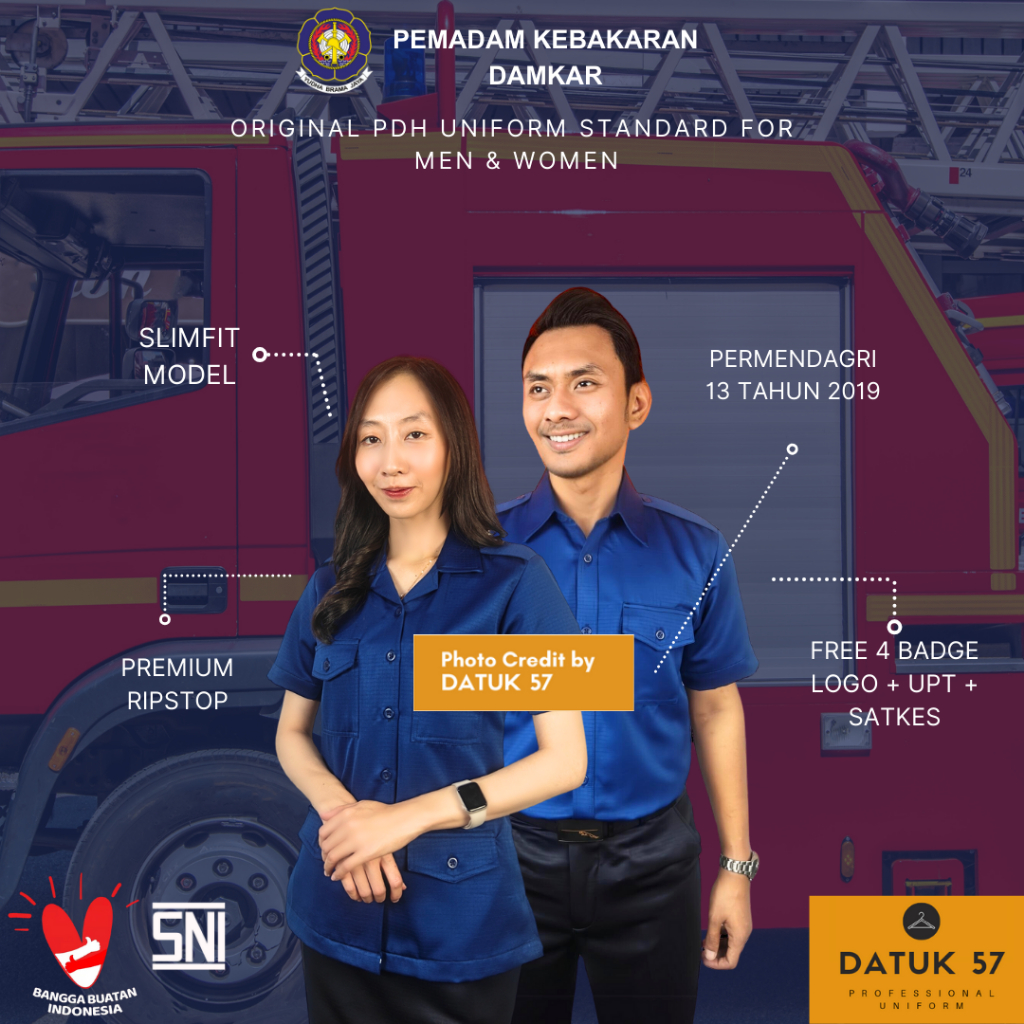 Jual Original Premium by Datuk 57 Seragam Kemeja Atasan PDH Pakaian ...