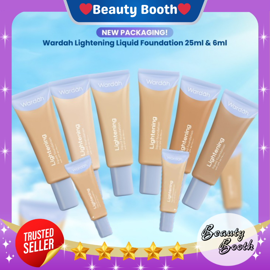 Jual WARDAH Lightening Liquid Foundation - Beauty Booth Beautybooth ...