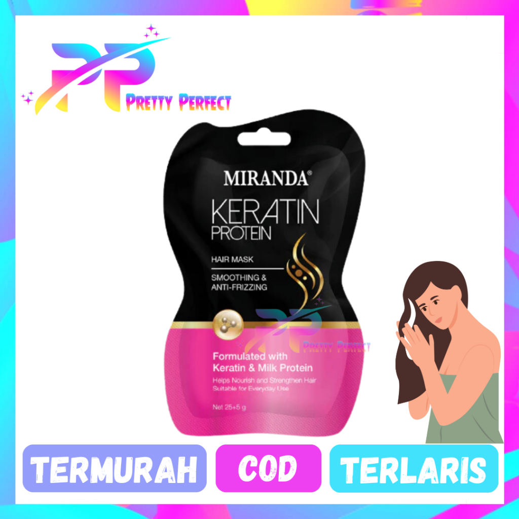 Jual Miranda Keratin Protein Hair Mask | Shopee Indonesia