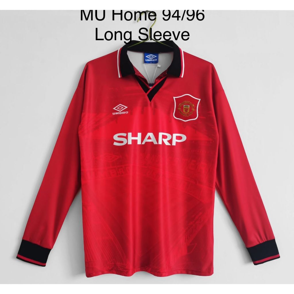 Jual Jersey Bola Retro Vintage Jadul Manchester United Mu Home Long ...