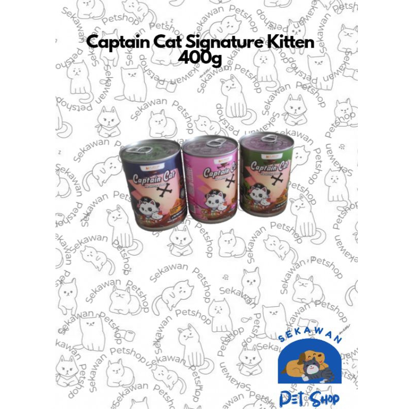 Jual CAPTAIN CAT Signature Kitten 400g Makanan Basah Kucing Wet Food ...