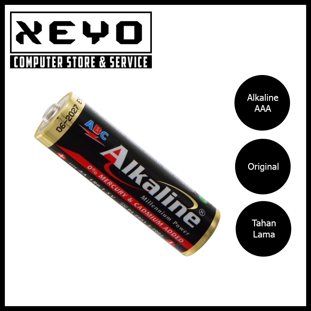 Jual Baterai ABC Alkaline AAA Ecer Original A3 1.5v Baterei Batre ...
