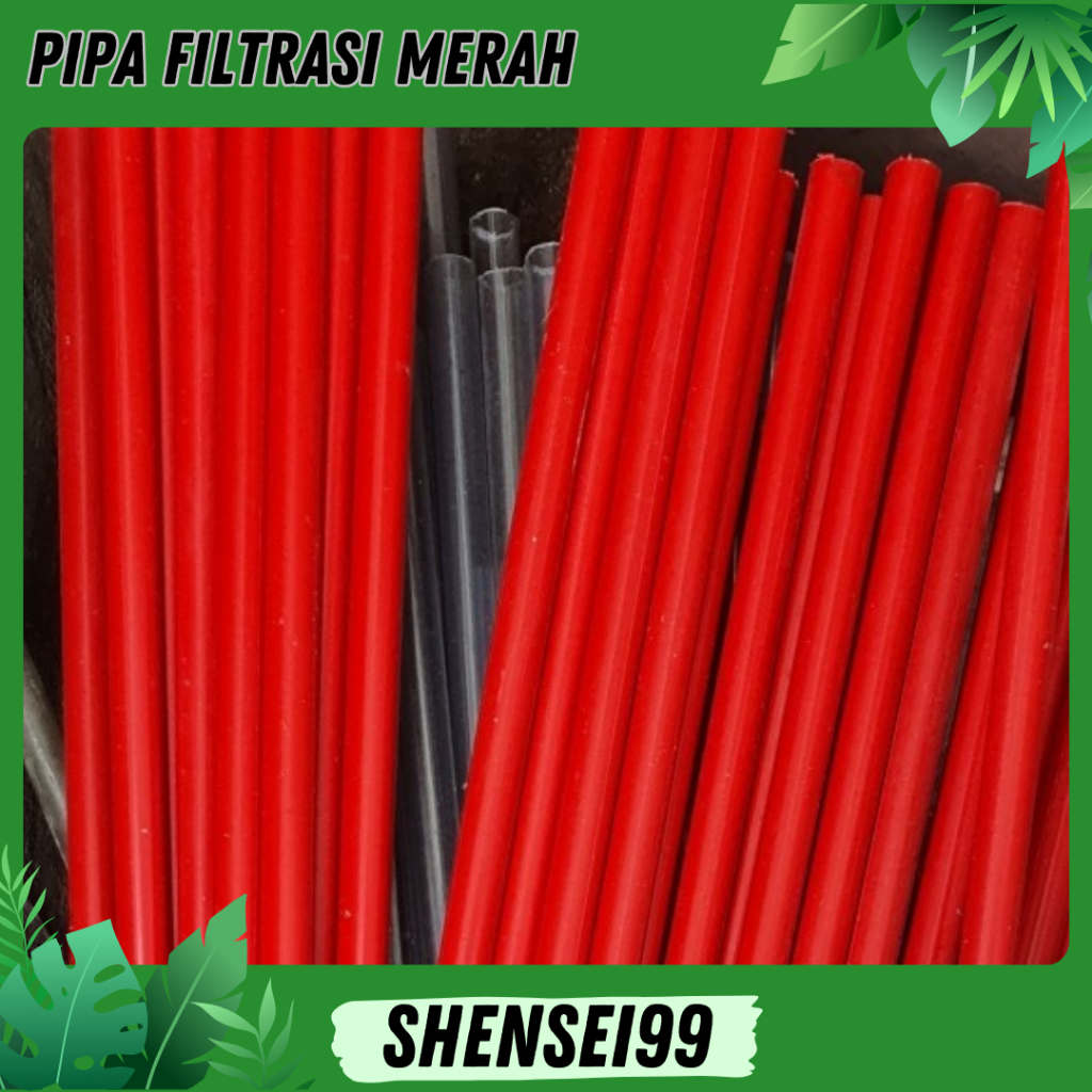 Jual Pipa Filtrasi Merah - Pipa FIlter Akuarium Merah Harga Per Meter ...
