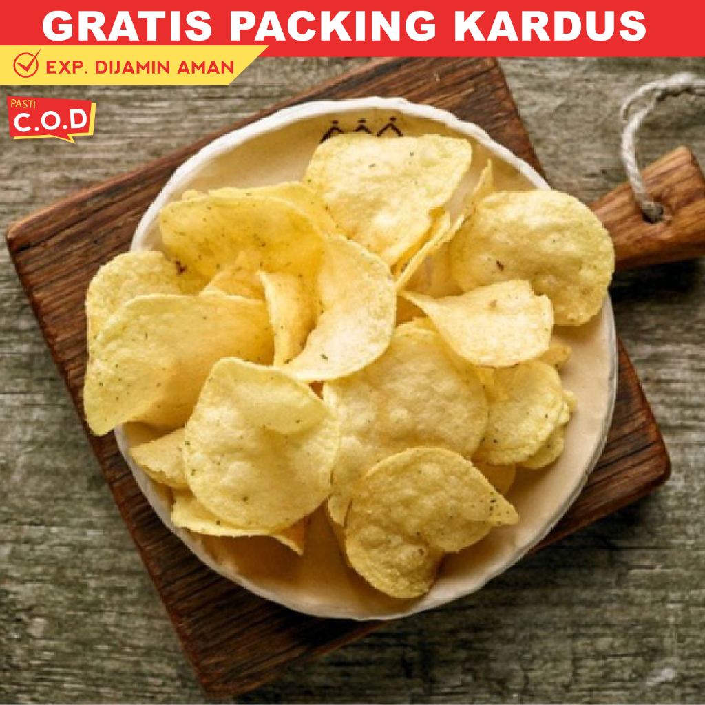 Jual MAKANAN RINGAN KERIPIK KRIPIK TALAS ASIN 1 KG SNACK KILOAN JAJANAN ...