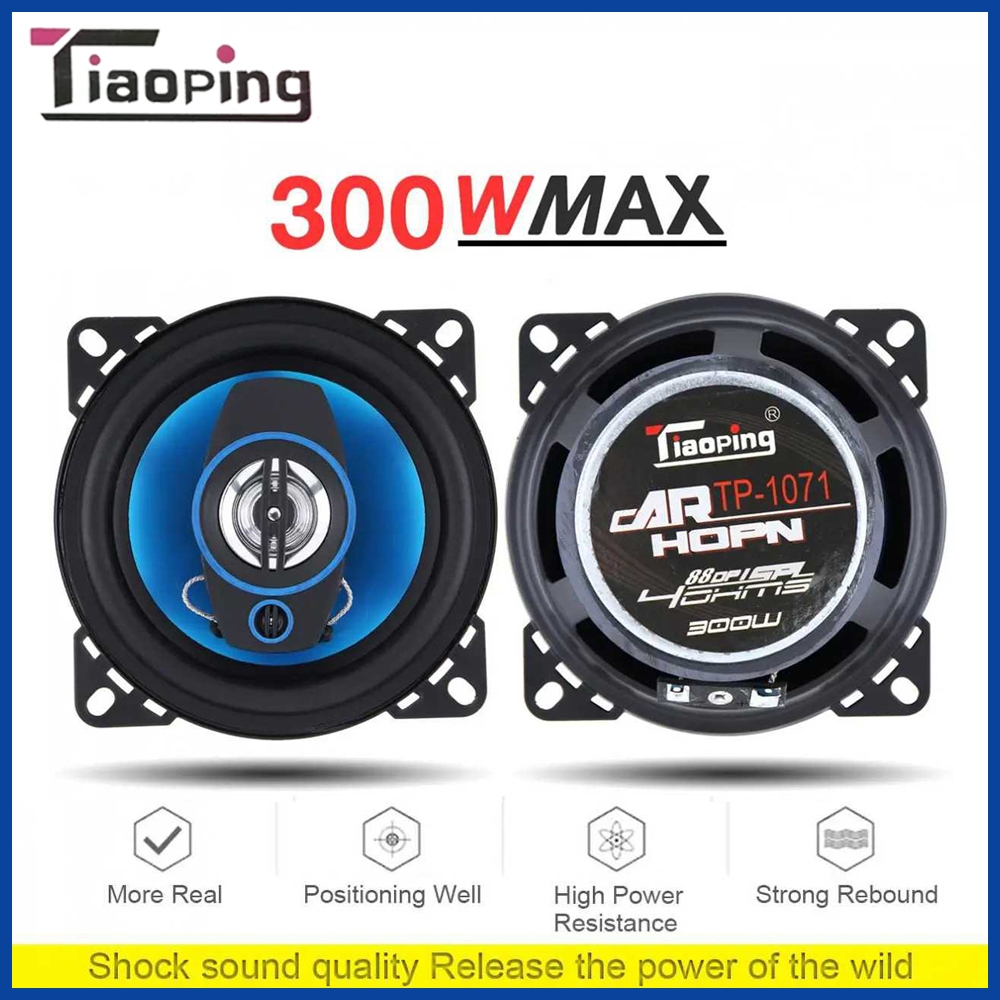Jual Tiaoping Speaker Subwoofer Mobil 4 Inch Strong Rebound 300W - TP ...
