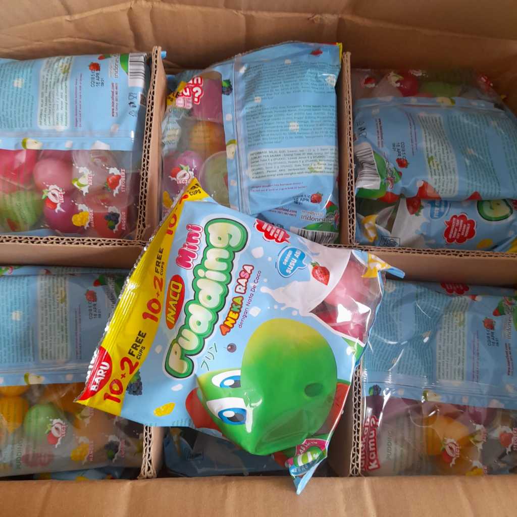 Jual INACO Mini Pudding Mix Aneka Rasa Nata De Coco isi 10's [HALAL ...