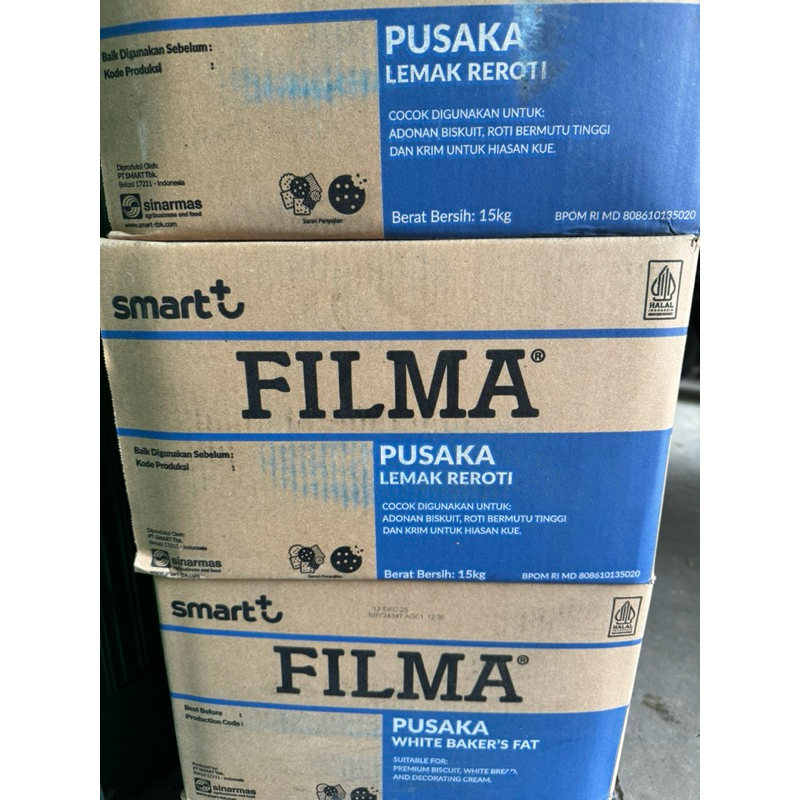 Jual FILMA PUSAKA White bakers fat / Margarine putih 15kg | Shopee ...
