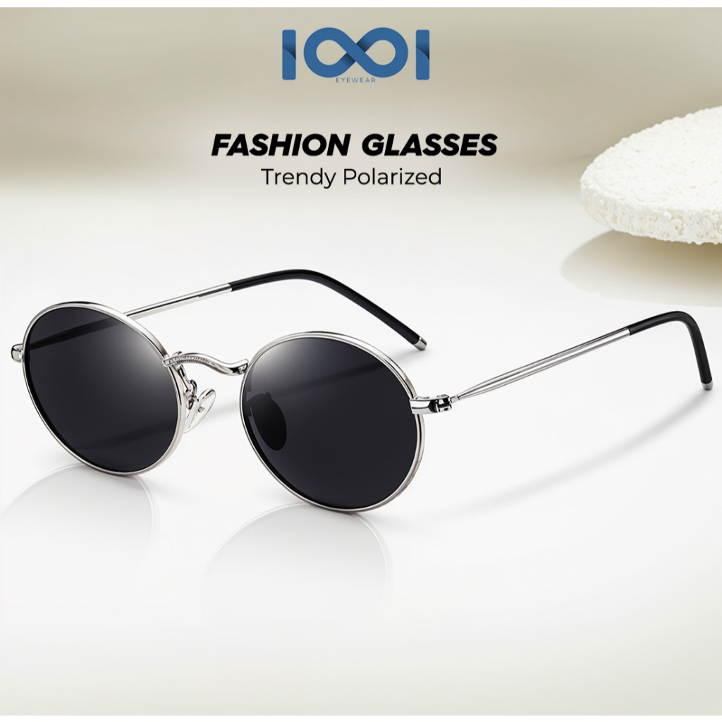 Jual IOOI Kacamata Hitam Model Vintage Sunglasses Polarized UV400 Style ...