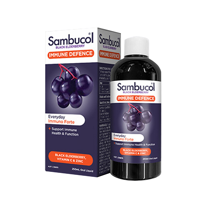 Jual Sambucol Immuno Forte Immune Defence Family Pack 250ml | Shopee ...