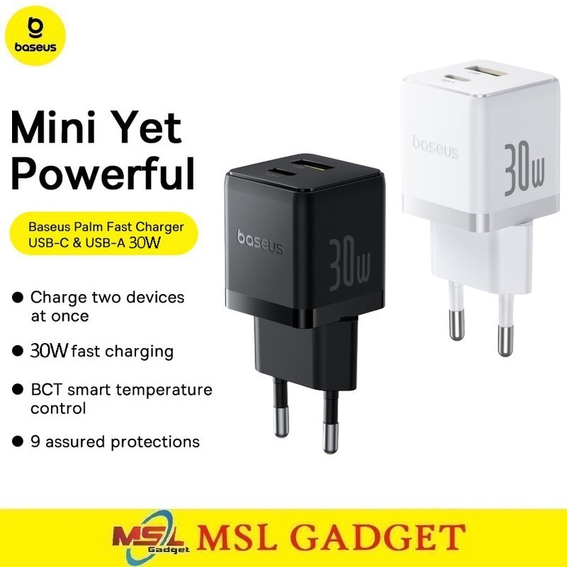 Jual Baseus Palm Charger 20W 30W USB Type C PD SFC Super Fast Charging ...