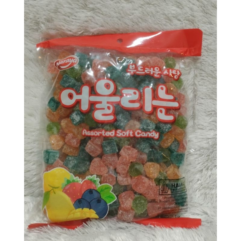 Jual Naraya Assorted Soft Candy/Permen Jelly Aneka Rasa 1 kg | Shopee ...