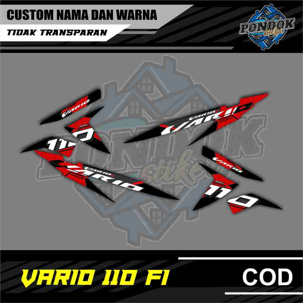 Jual STRIPPING MOTOR KEREN HONDA VARIO 110 FI MALAYSIA STYLE 6 TERBARU ...