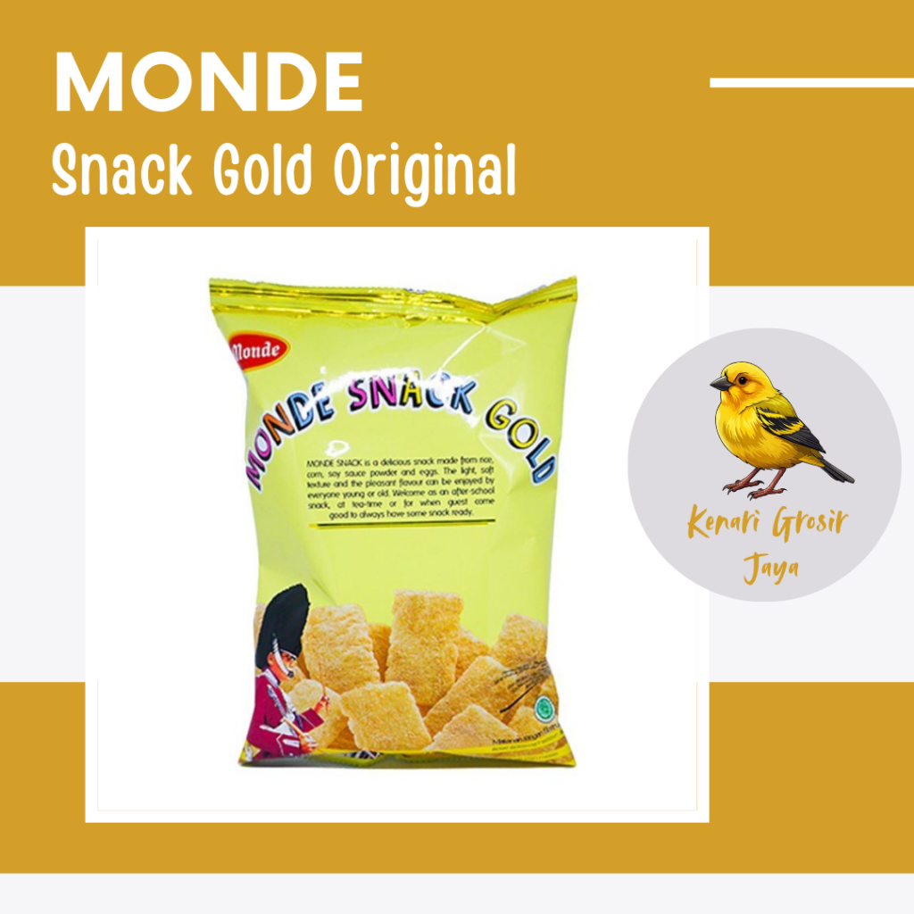 Jual Monde Snack Gold Original 30 Gram | Shopee Indonesia