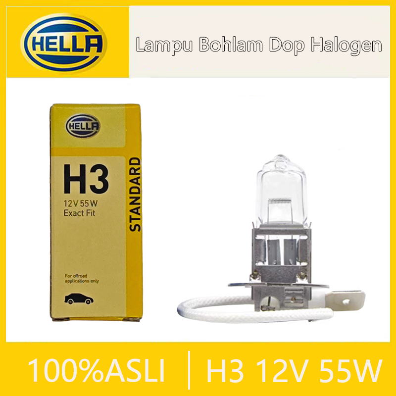 Jual HELLA BOHLAM LAMPU HALOGEN H3 12V55W ORIGINAL | Shopee Indonesia