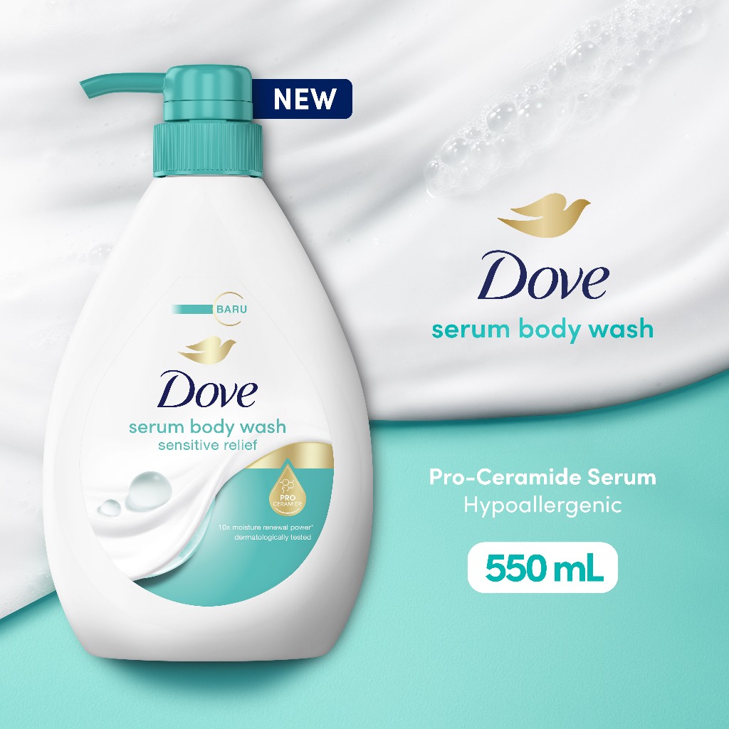 Jual Dove Serum Body Wash Pro-Ceramide - Sensitive Relief 550ml ...