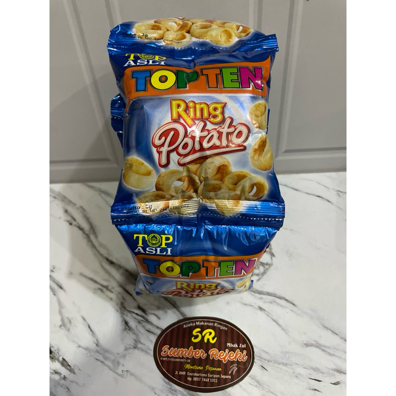 Jual TOPTEN RING POTATO ISI 10 BUNGKUS | Shopee Indonesia