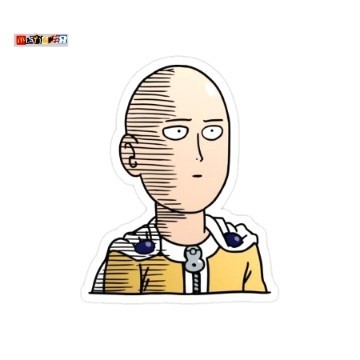 Jual sticker Saitama One Punch Man graphic diecut stiker | Shopee Indonesia
