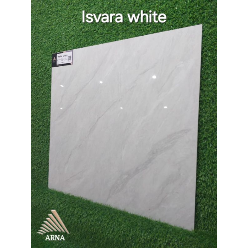 Jual Granite lantai 60x60 Isvara grey | Arna | Glossy | Shopee Indonesia