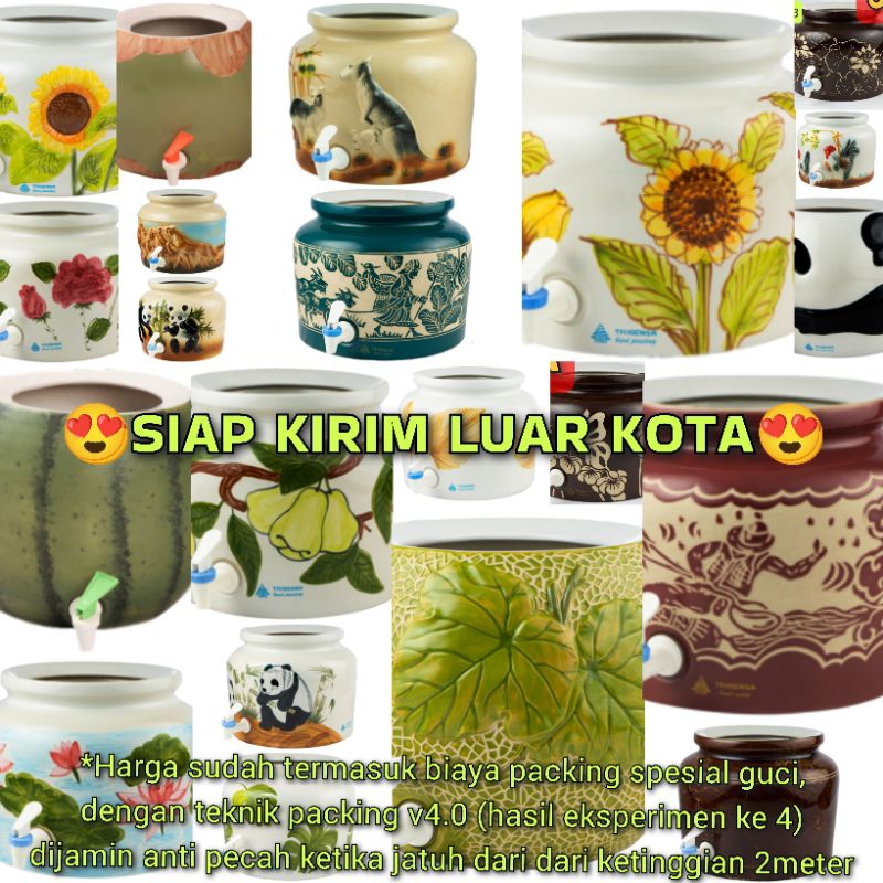 Jual Guci Galon Keramik FREE PACKING KHUSUS GUCI GARANSI | SIAP KIRIM ...