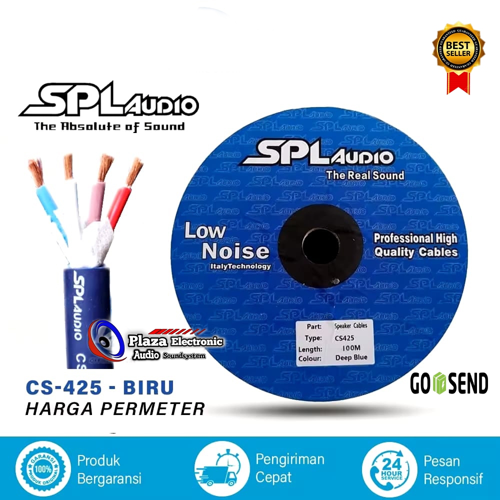 Jual KABEL SPEAKER SPL AUDIO 4X2.5 CS-425 Kabel Spiker Isi 4 X 2.5 CS ...