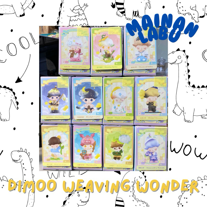 Jual Dimoo Weaving Wonder Selected Sealed foil Popmart action figure ...