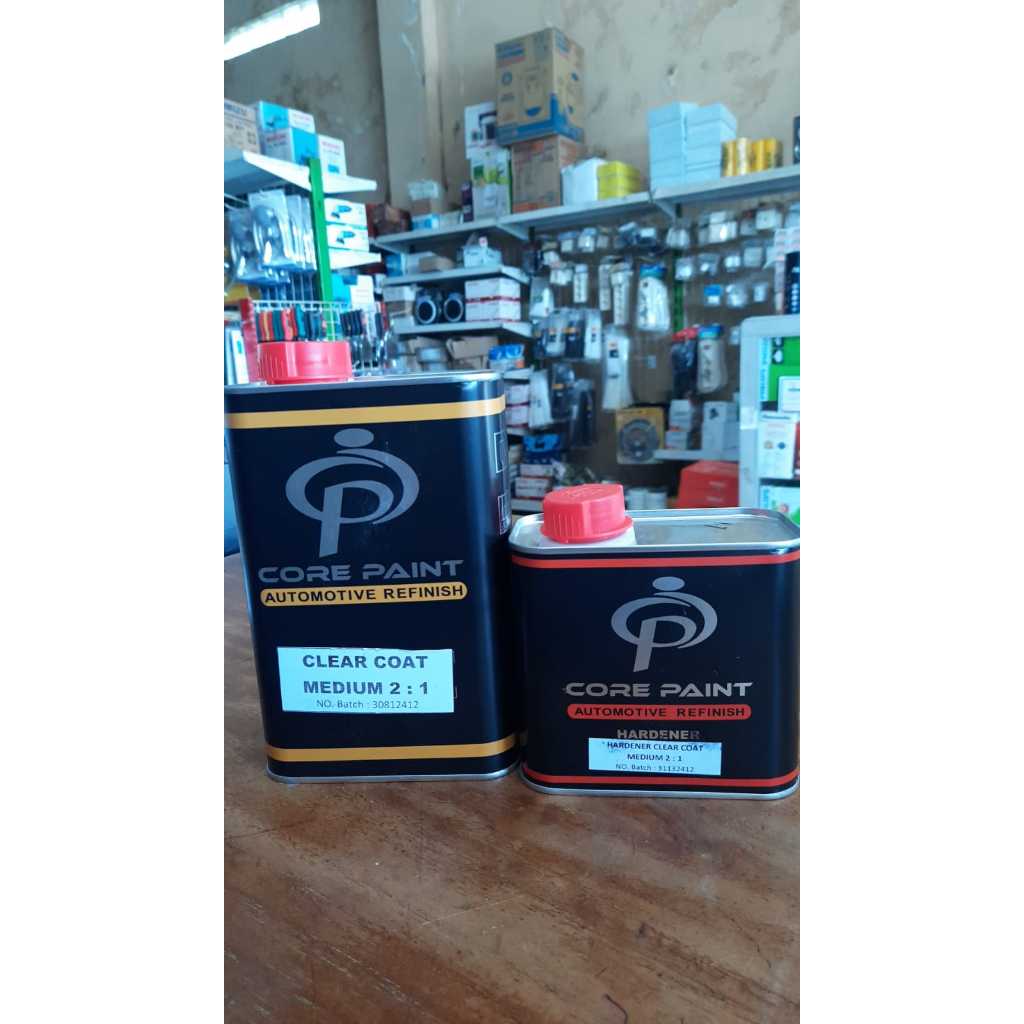 Jual EPOXY CORE PAINT automotive refinish CLEAR COAT MEDIUM 2:1 kemasan ...