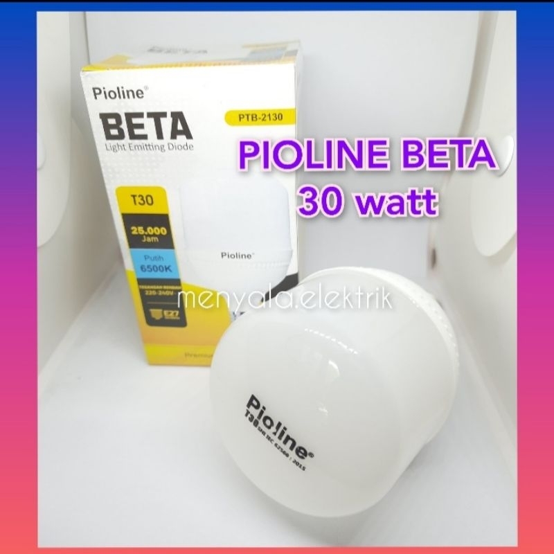 Jual Lampu LED Pioline Beta Putih 30 Watt / T30 Per Pcs | Shopee Indonesia