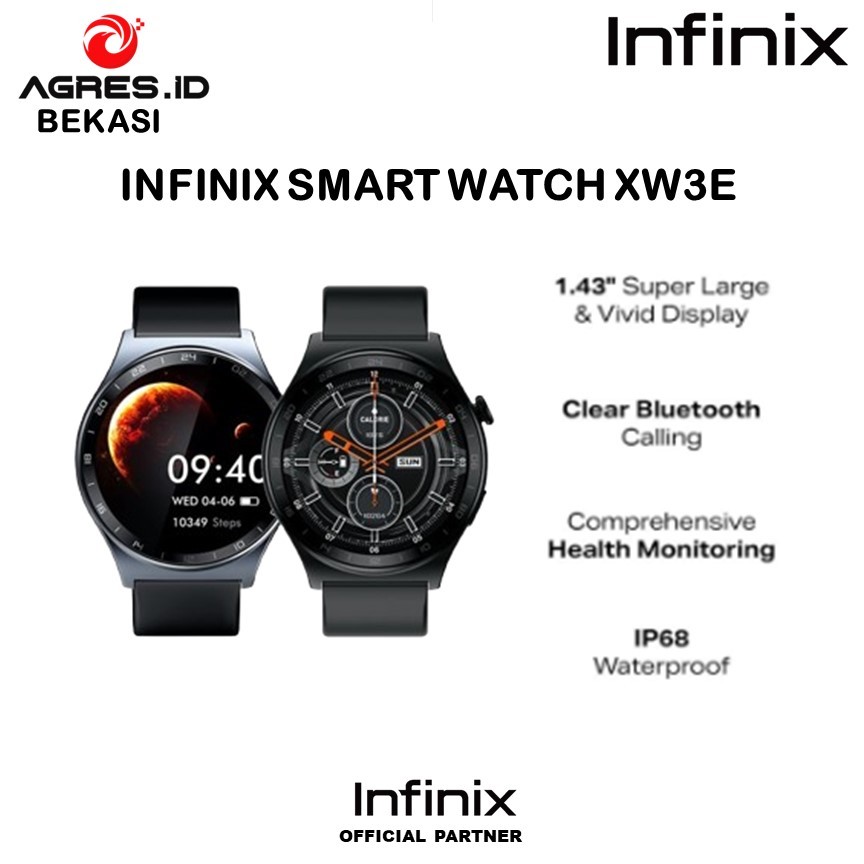 Jual INFINIX Smart Watch XW3E XWatch 3 WE Fitnes Tracker 300mAh layar ...