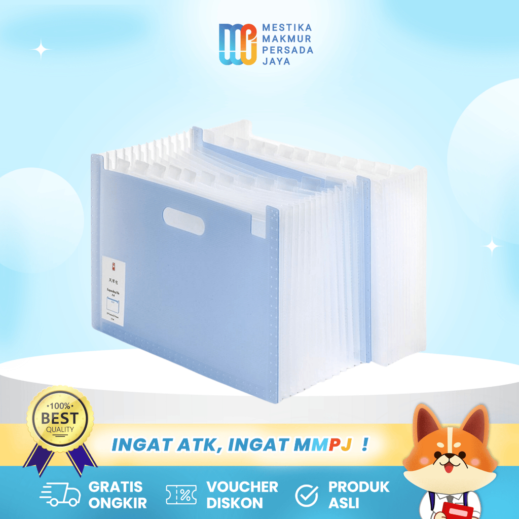 Jual Deli Expanding File A4 13 Pocket - Tempat Penyimpanan Berkas ...