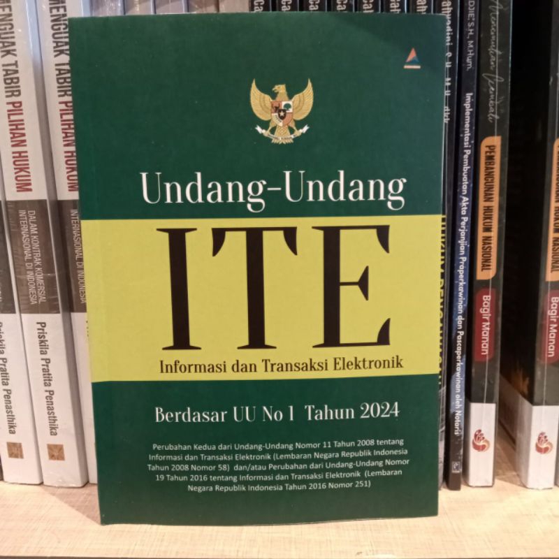 Jual Undangan -Undang ITE berdasarkan UU No.1 Tahun 2024 | Shopee Indonesia