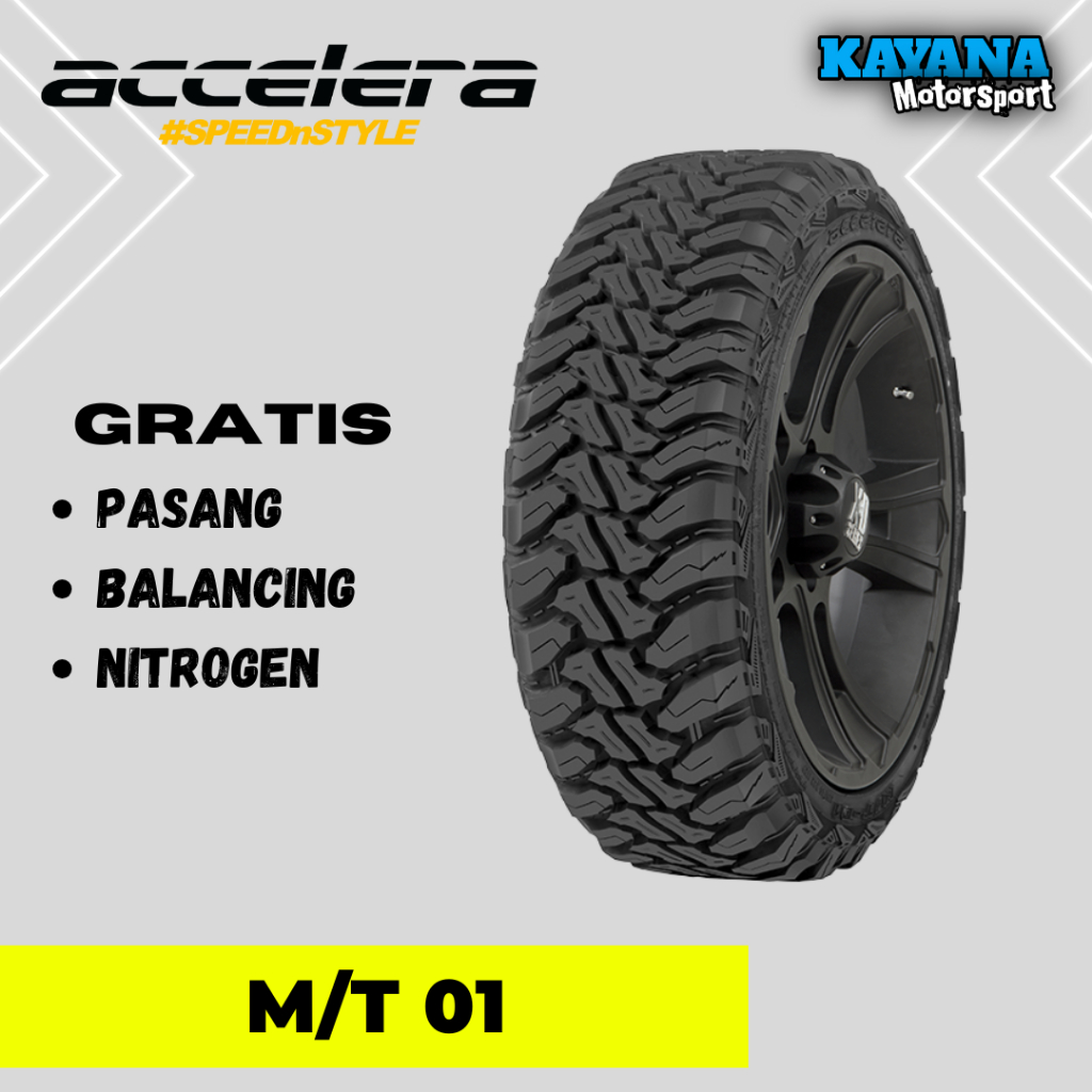 Jual Ban mobil tapak kasar R13 accelera m/t 01 ukuran 165 80 ring 13 ...