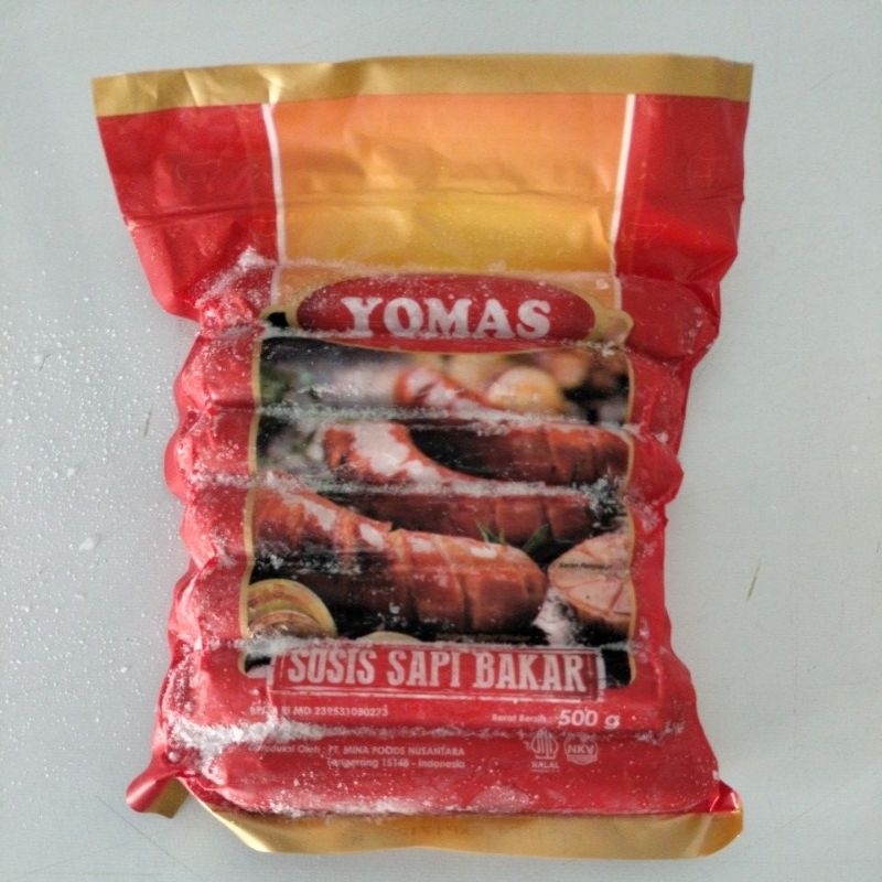 Jual Yomas Sosis Sapi Bakar 500 g | Shopee Indonesia