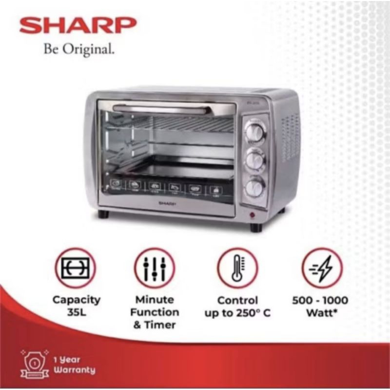 Jual SHARP OVEN ELECTRIC 35 LITER EO-35ST BARU GARANSI RESMI | Shopee ...