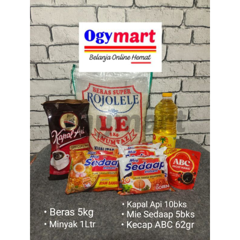 Jual Paket Sembako Ekonomi 5 Macam | Shopee Indonesia