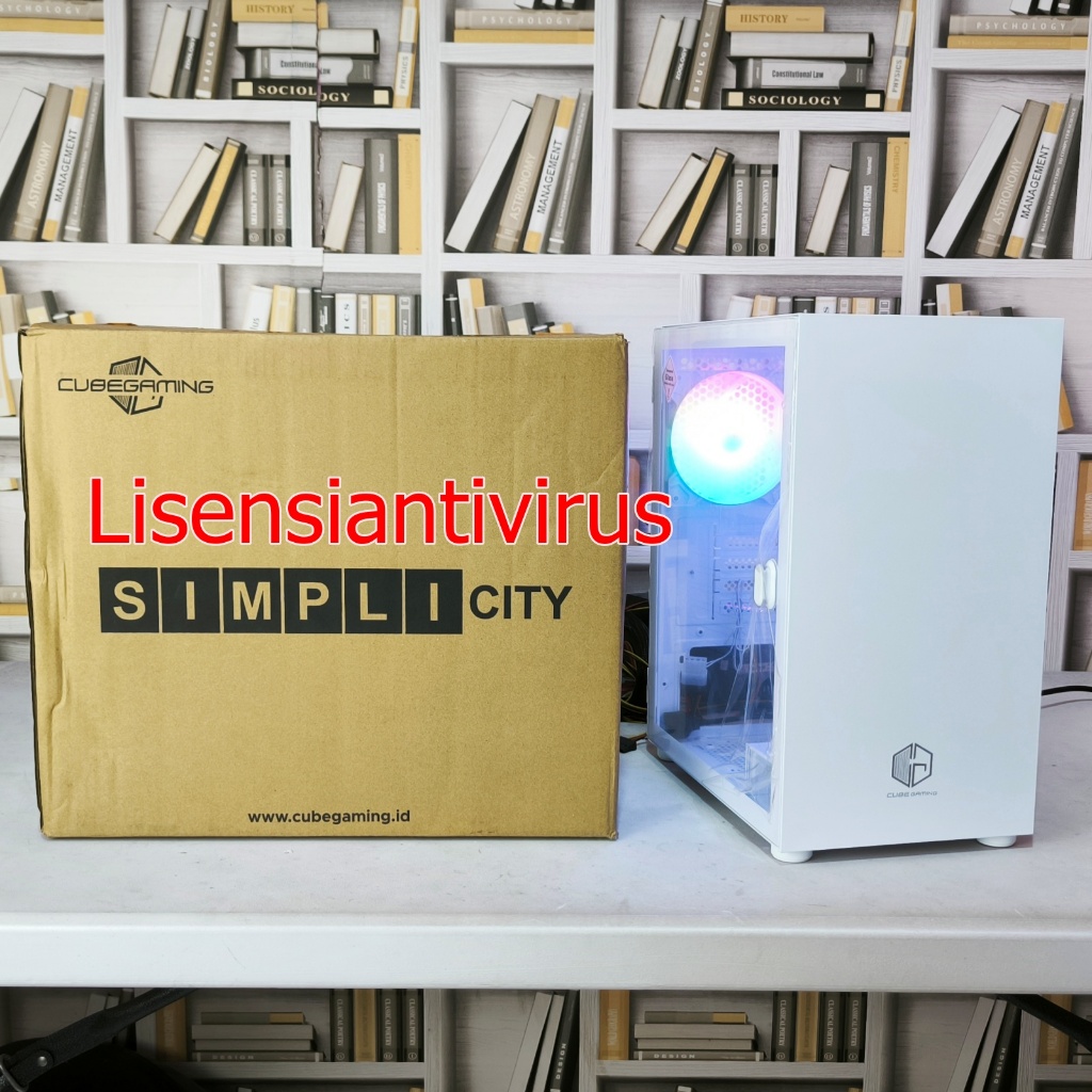 Jual Casing Komputer Cube Gaming Simplicity Simple dan Ringkas mATX Free 1 Fan RGB | Shopee ...