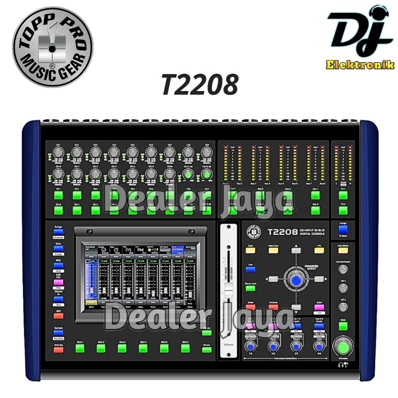 Jual Mixer Digital Topp Pro T2208 / T 2208 - 22 channel (Toppro , Top Pro) | Shopee Indonesia