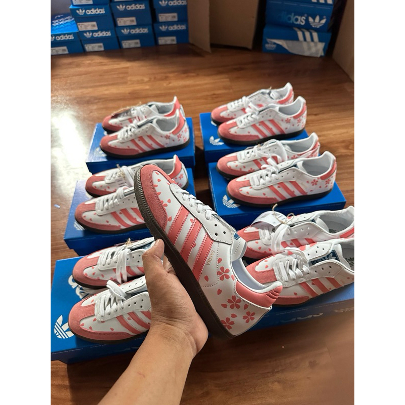 Jual ADIDAS SAMBA PINK X CDG SAKURA 100% BNIBWT | Shopee Indonesia
