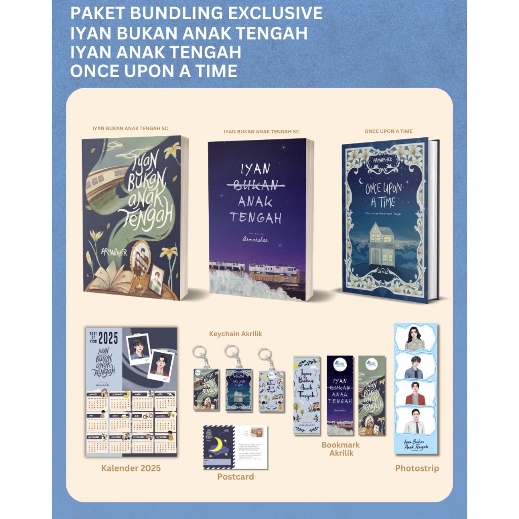 Jual Novel Iyan Bukan Anak Tengah, Iyan Anak Tengah & Once Upon A Time By Armaraher - Akad ...