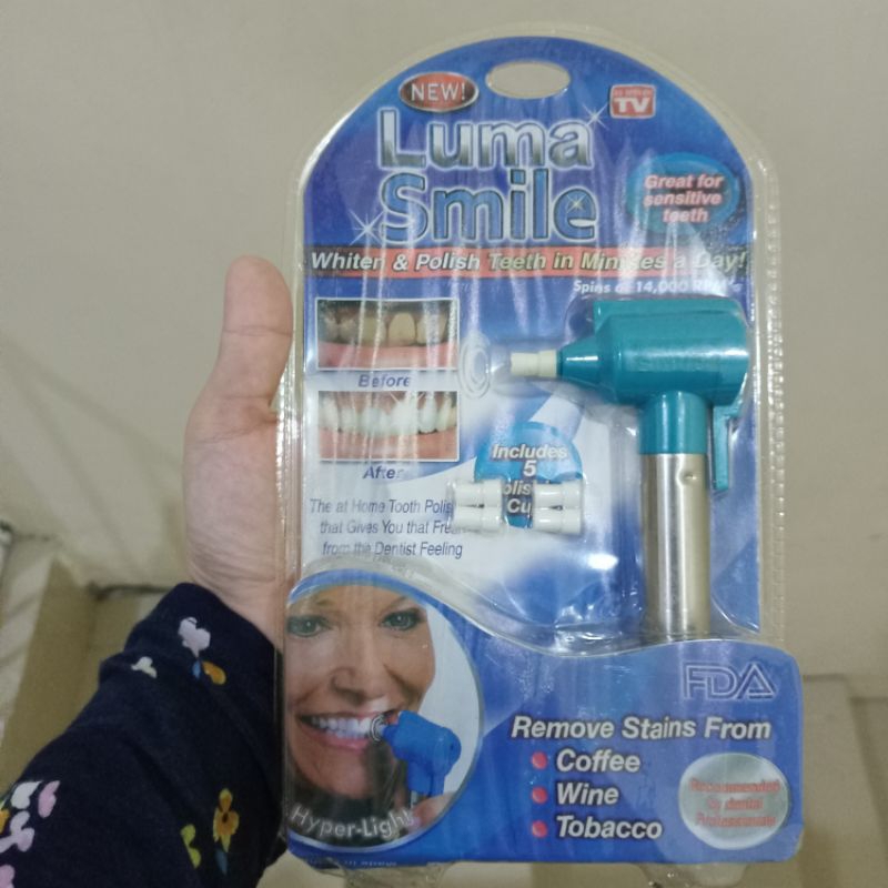 Jual LUMA SMILE ( Whiten and Polish Teeth In Minutes A Day) | Shopee ...