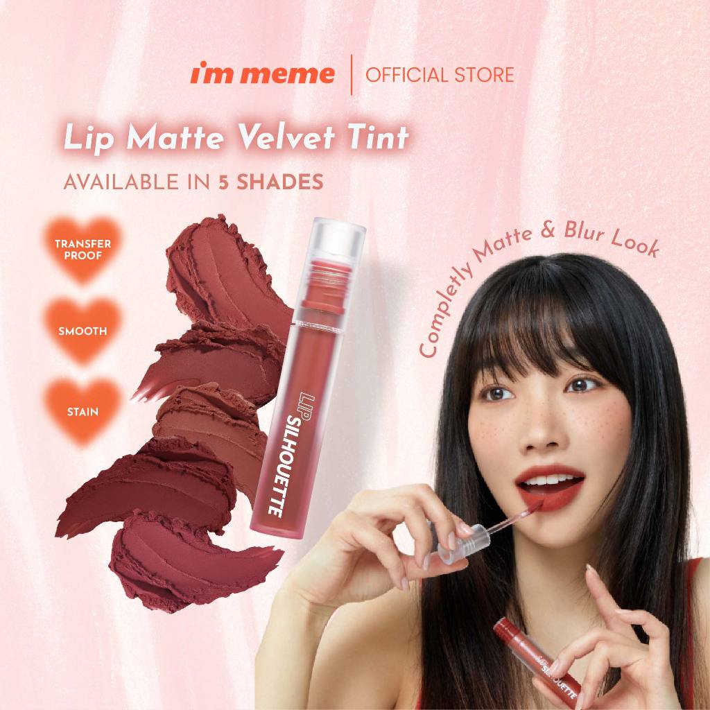 Jual I'M MEME Lip Silhouette Matte Velvet Tint - 06 Preppy Brick | Shopee Indonesia