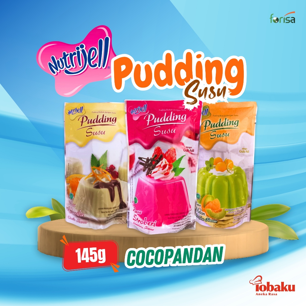 Jual Nutrijell PUDDING Bubuk Susu Aneka Rasa Kemasan 145g | Shopee ...