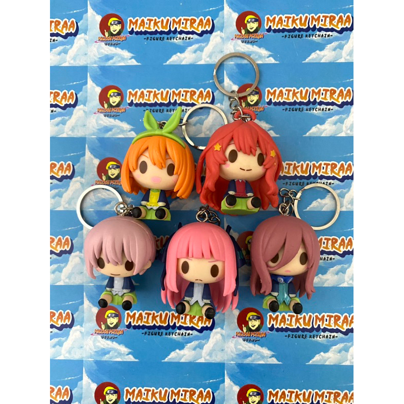 Jual Figure Keychain / Gantungan Kunci Figure Anime gotoubun Nakano ...