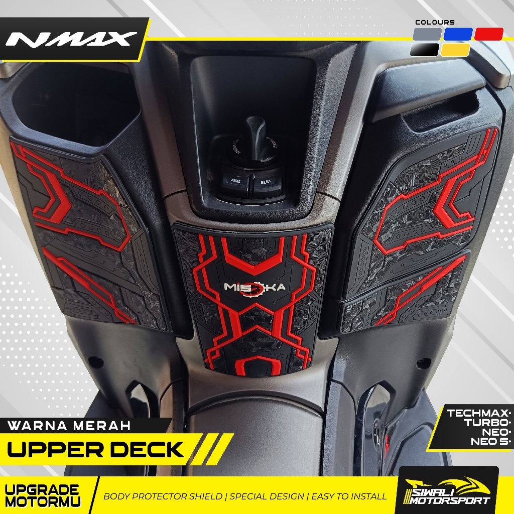 Jual Upper Deck Cover Nmax Turbo Techmax Turbo Neo S Rubber Karet ...