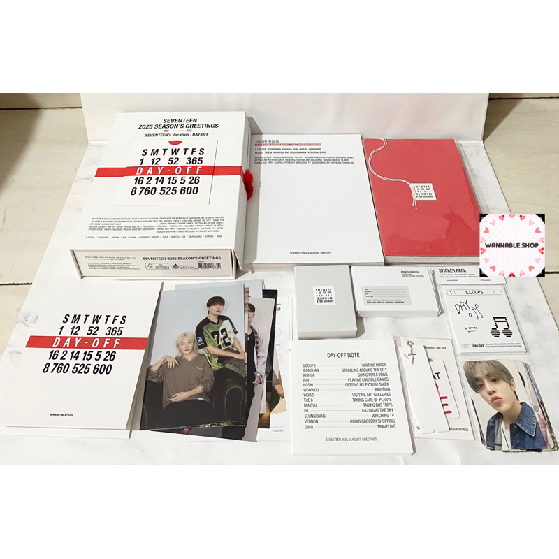 Jual [READY STOCK INDONESIA] SHARING SEVENTEEN 2025 SEASON'S GREETINGS SEVENTEEN SEASON GREETING ...