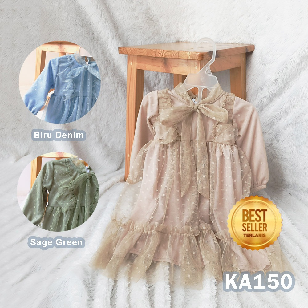 Jual Dress Baju Muslim Anak Perempuan 1 Tahun 2 Tahun Kekinian Dress ...