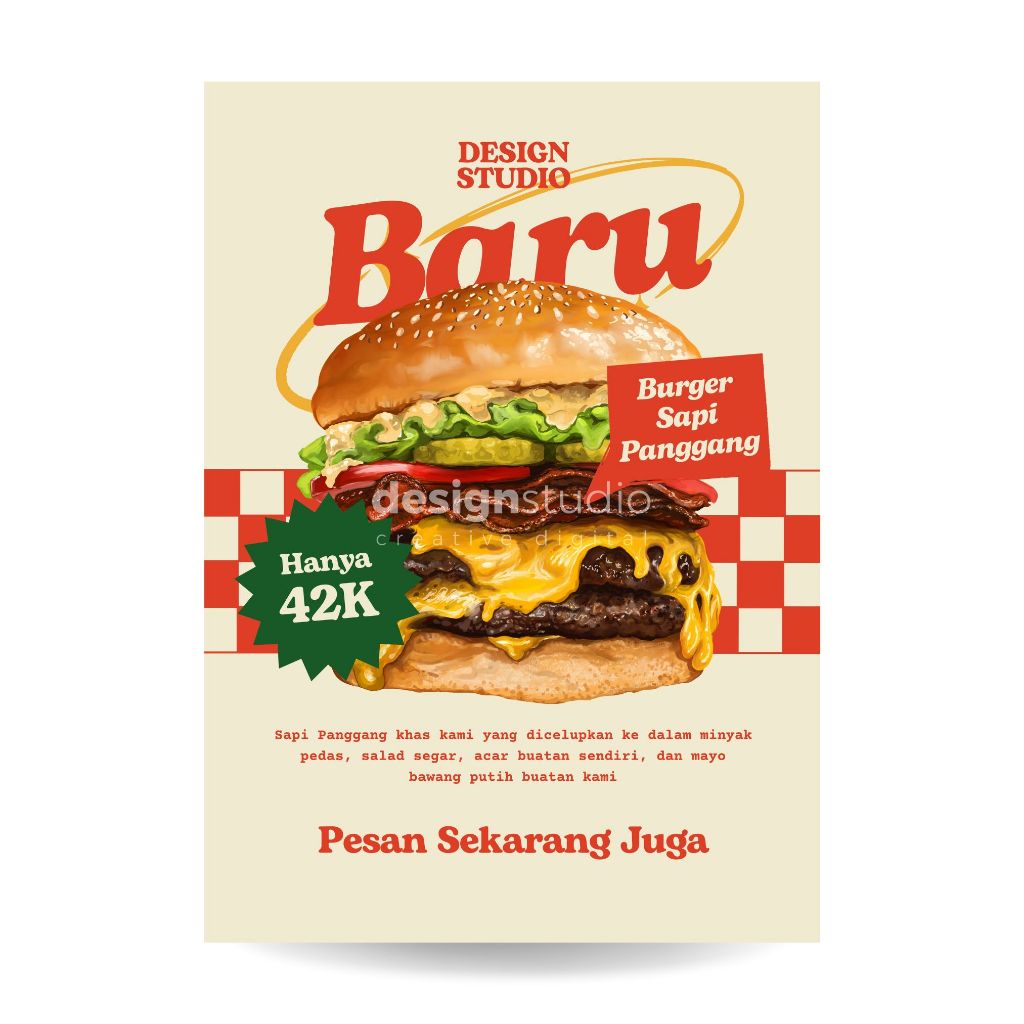 Jual Desain Menu Resto & Cafe Kekinian - Bisa Custom! Modern & Estetik ...